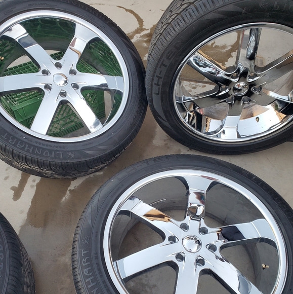 Other | 22 6 Lug U255s Rims N Tires In Excellent Conditio | Poshmark